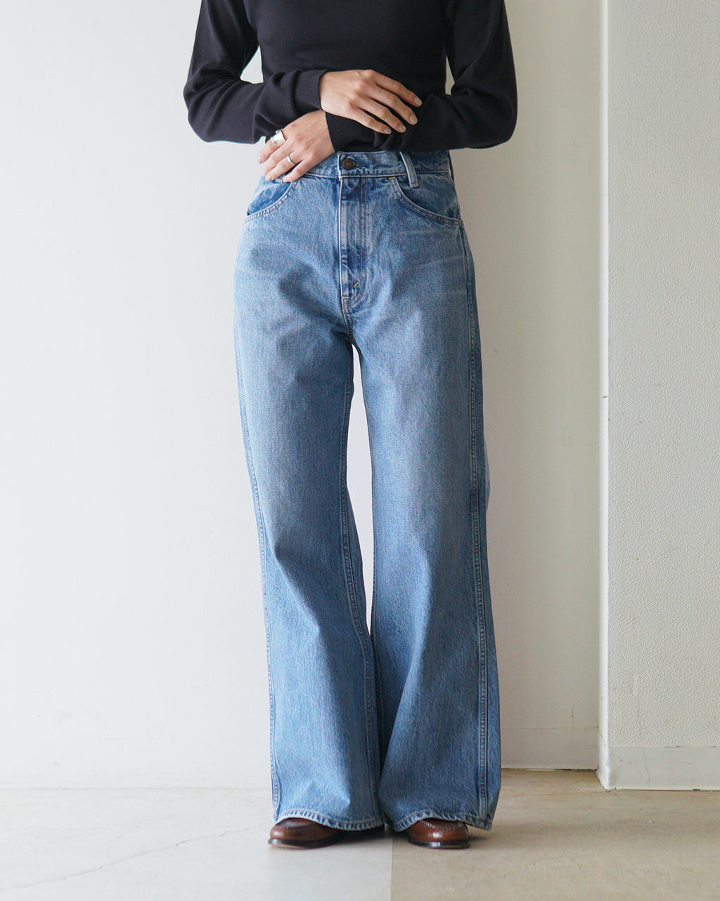 シンゾーン THE SHINZONE パリジェンヌ デニムパンツ レディース PARISIENNE DENIM 極みデニム ジーンズ ジーパン セミワイドフレア 25SMSPA05【送料無料 ...