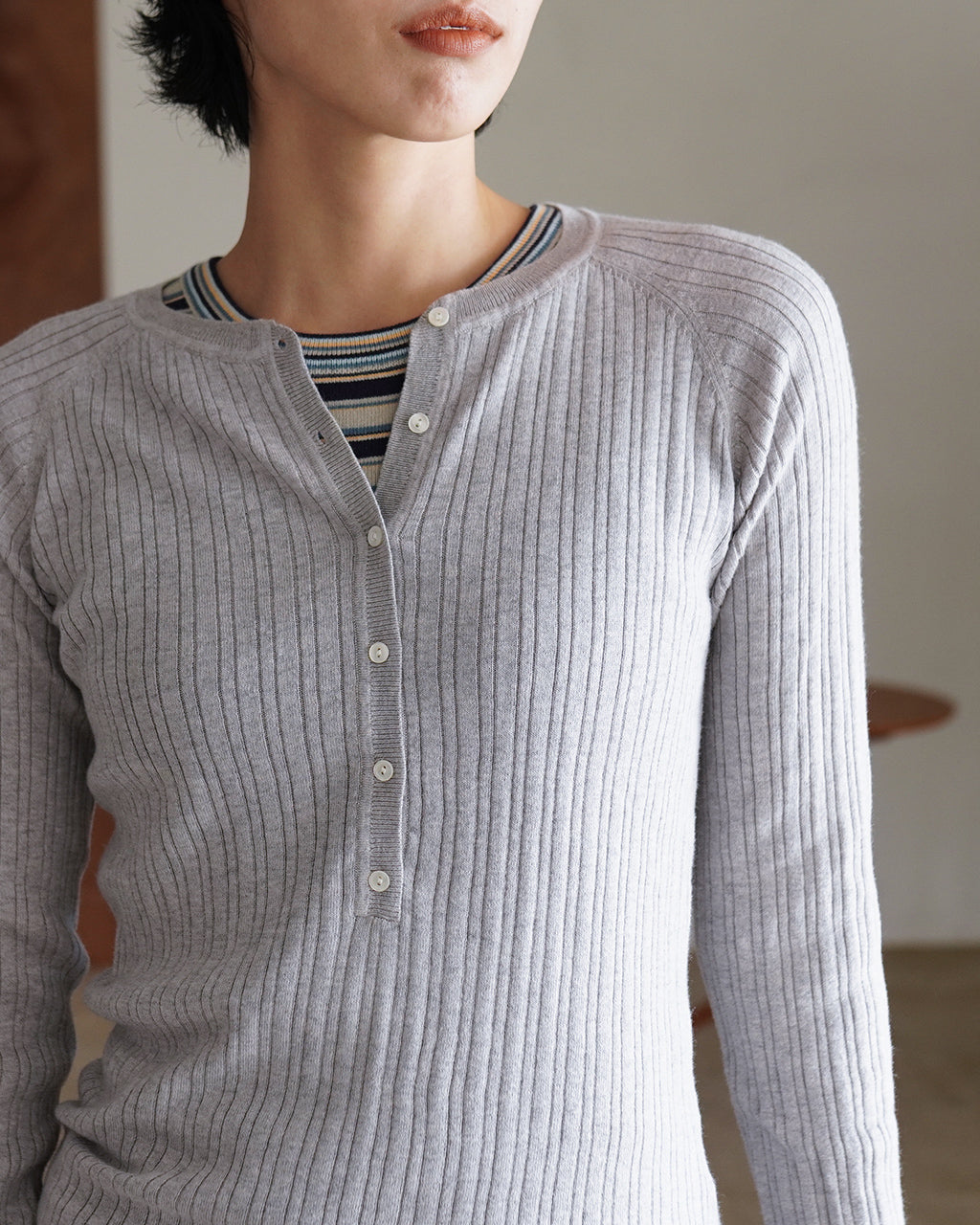 ライテンダー RYE TENDER ドロシー・トップ ニット ヘンリーネック レディース DOROTHY TOP 110402500【送料無料 ...